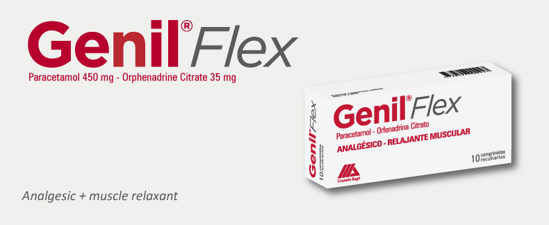 Paracetamol 450 mg - Orphenadrine Citrate 35 mg | Gramón Bagó