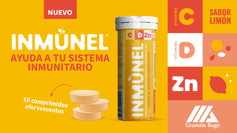 Nuevo Inmunel® Efervescente – Ayuda a tu sistema Inmunitario | Gramón Bagó